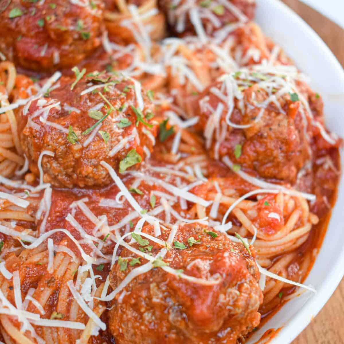 The Best Classic Spaghetti and Meatballs - The Jam Jar Kitchen