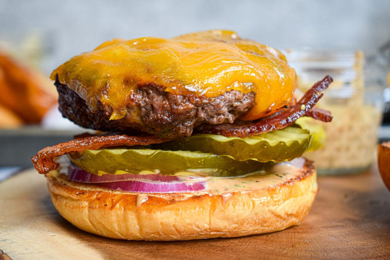 BBQ Ranch Burgers - The Jam Jar Kitchen