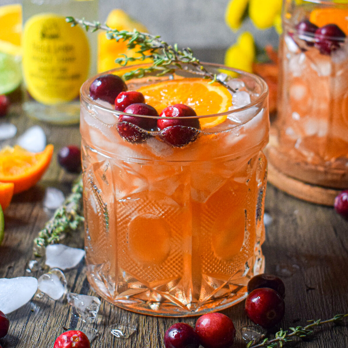 Festive Whiskey Tonic - The Jam Jar Kitchen