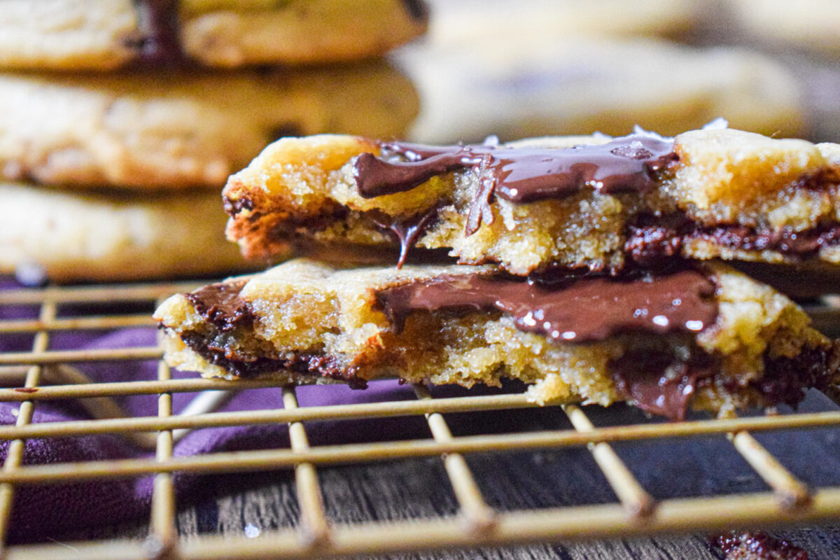 Olive Oil Chocolate Chip Cookies - The Jam Jar Kitchen
