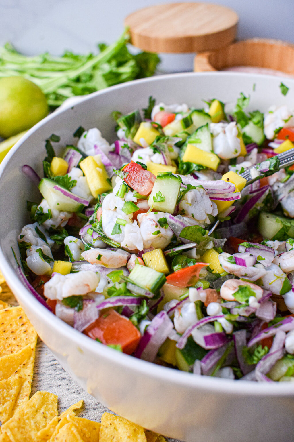 Shrimp and Mango Ceviche - The Jam Jar Kitchen