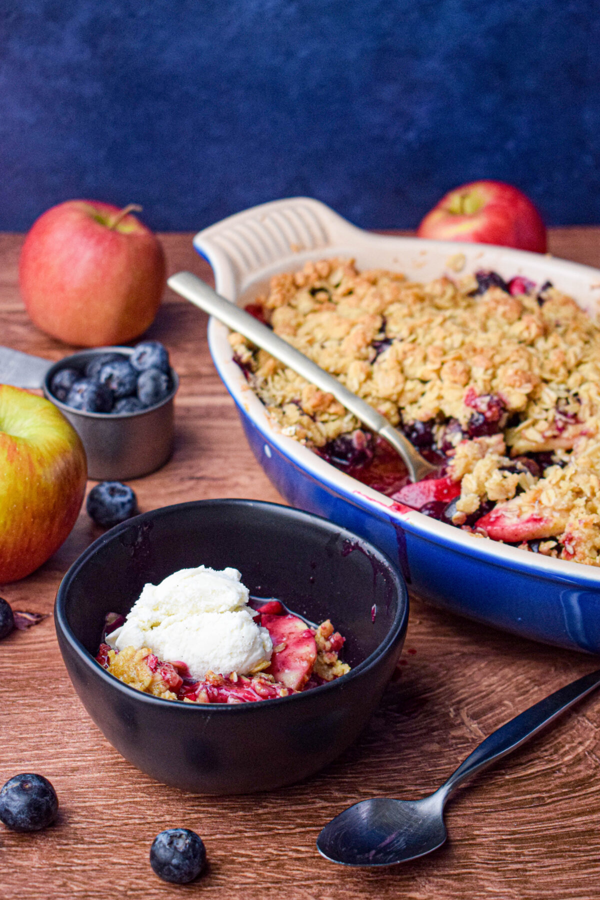 Apple Blueberry Crumble - The Jam Jar Kitchen