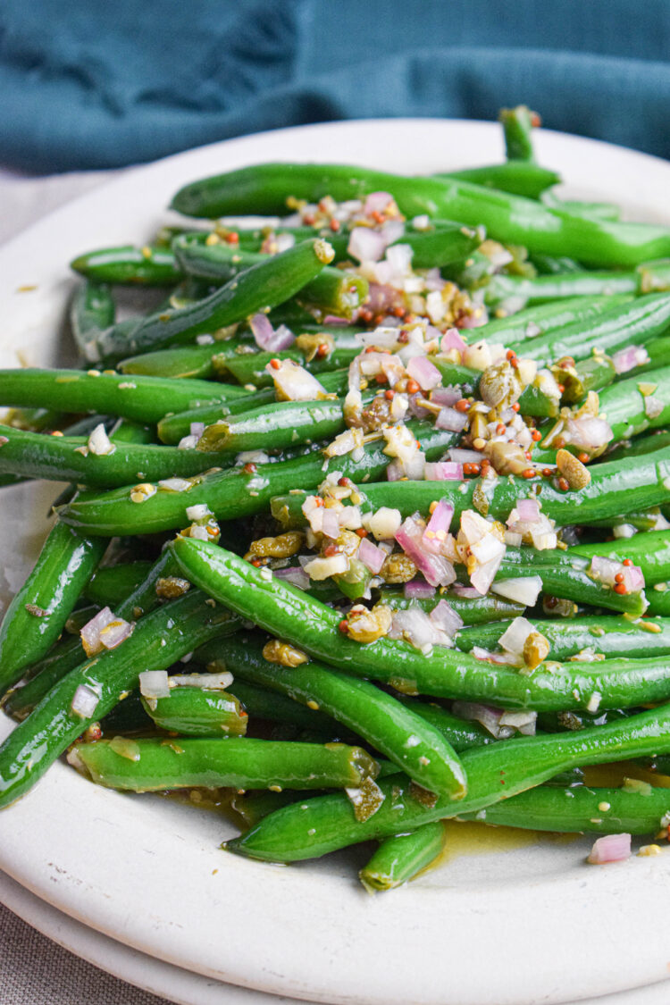 French Green Bean Salad - The Jam Jar Kitchen