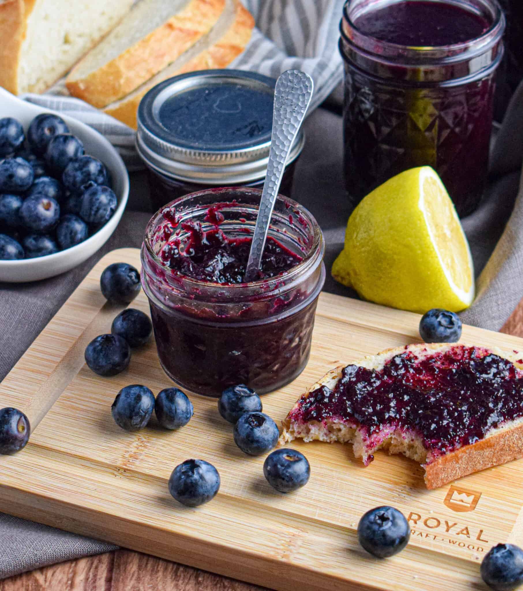 Slow Cooker Blueberry Butter {for canning} - The Jam Jar Kitchen