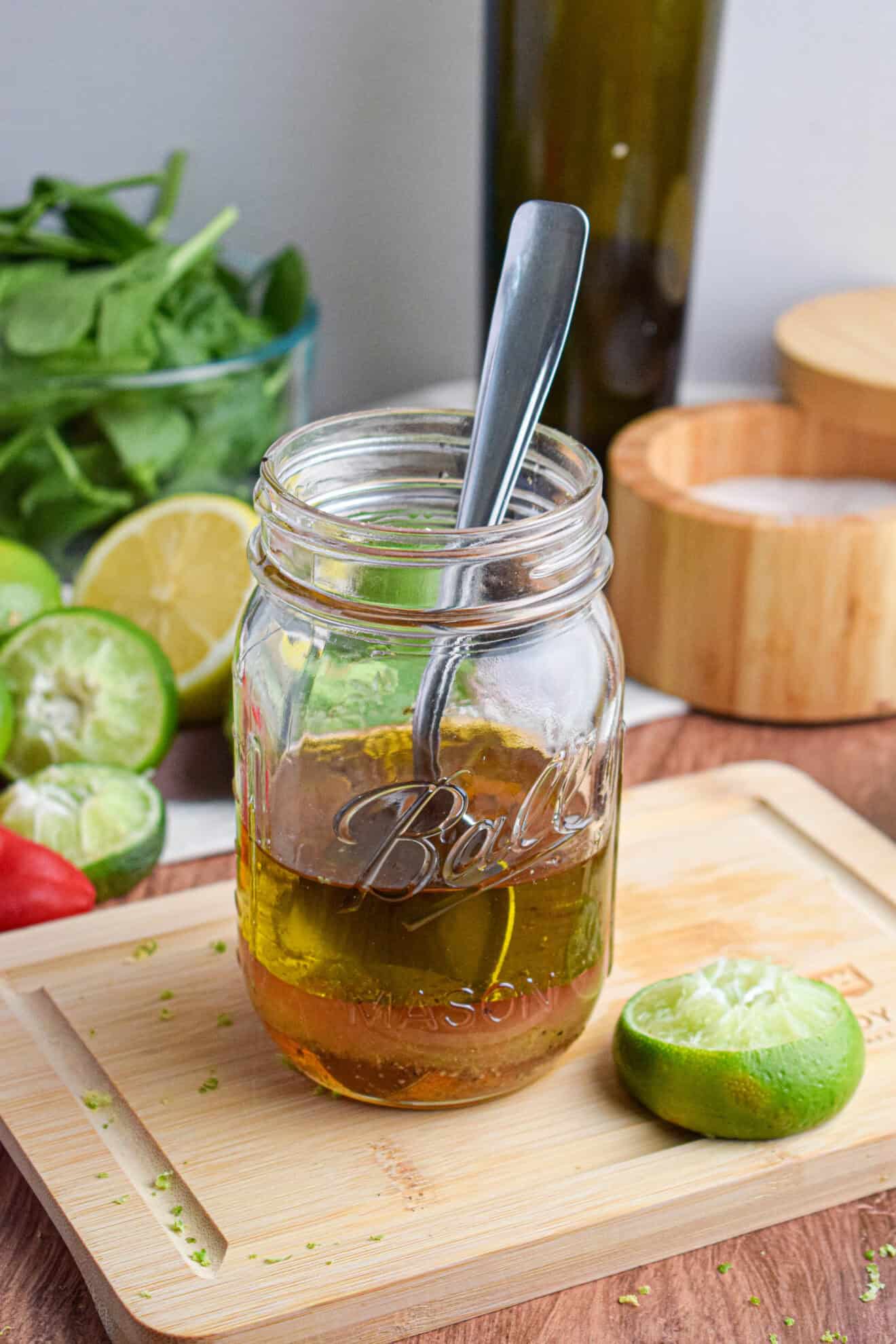 Honey Lime Vinaigrette - The Jam Jar Kitchen