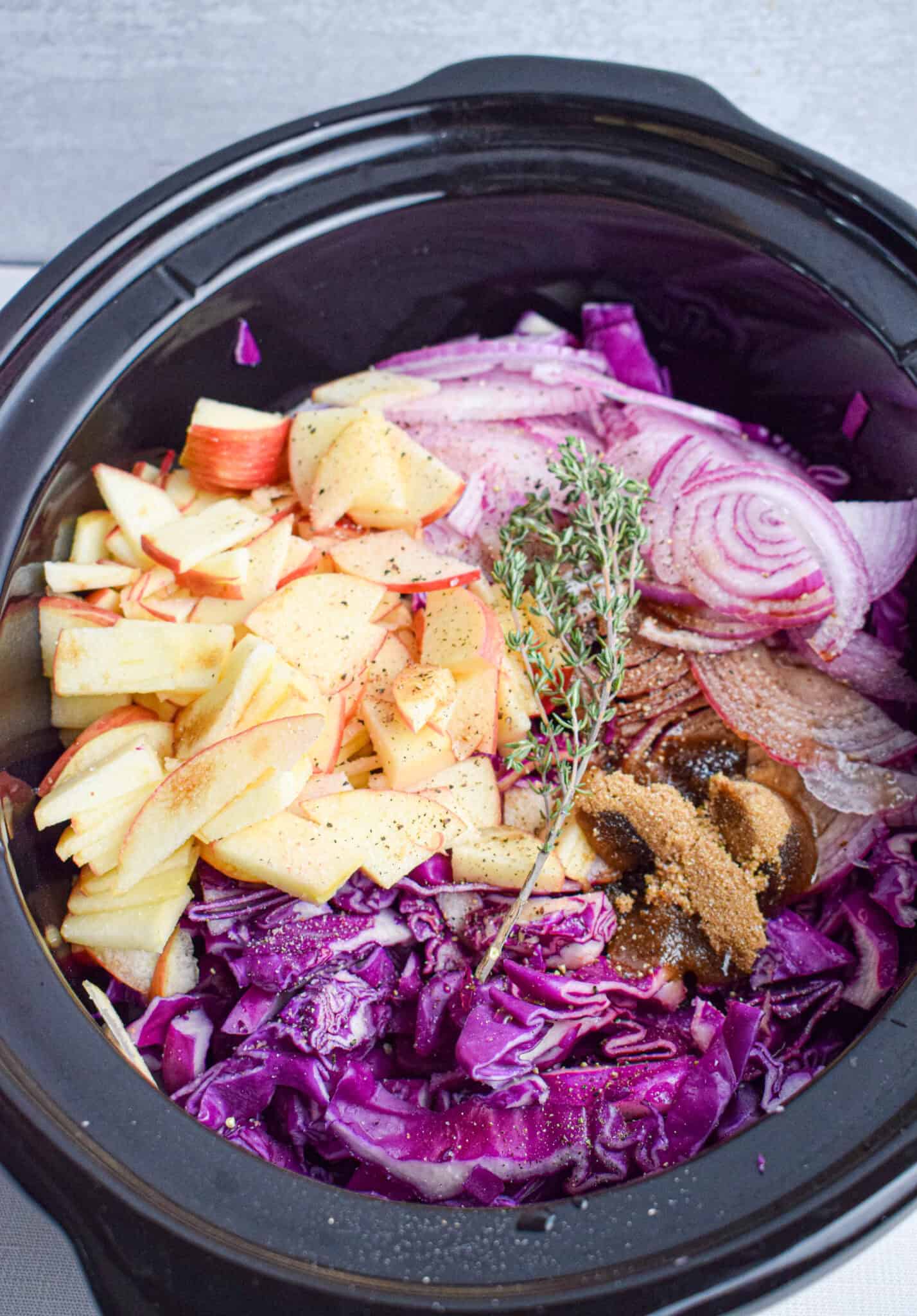 Slow Cooker Red Cabbage - The Jam Jar Kitchen