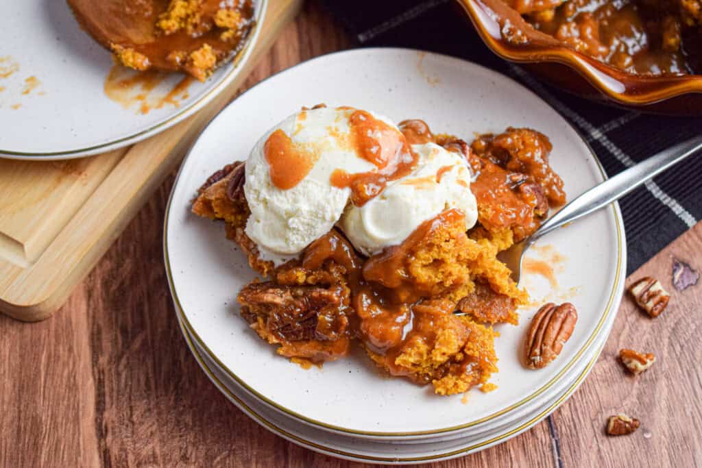 Pumpkin Pecan Cobbler - The Jam Jar Kitchen