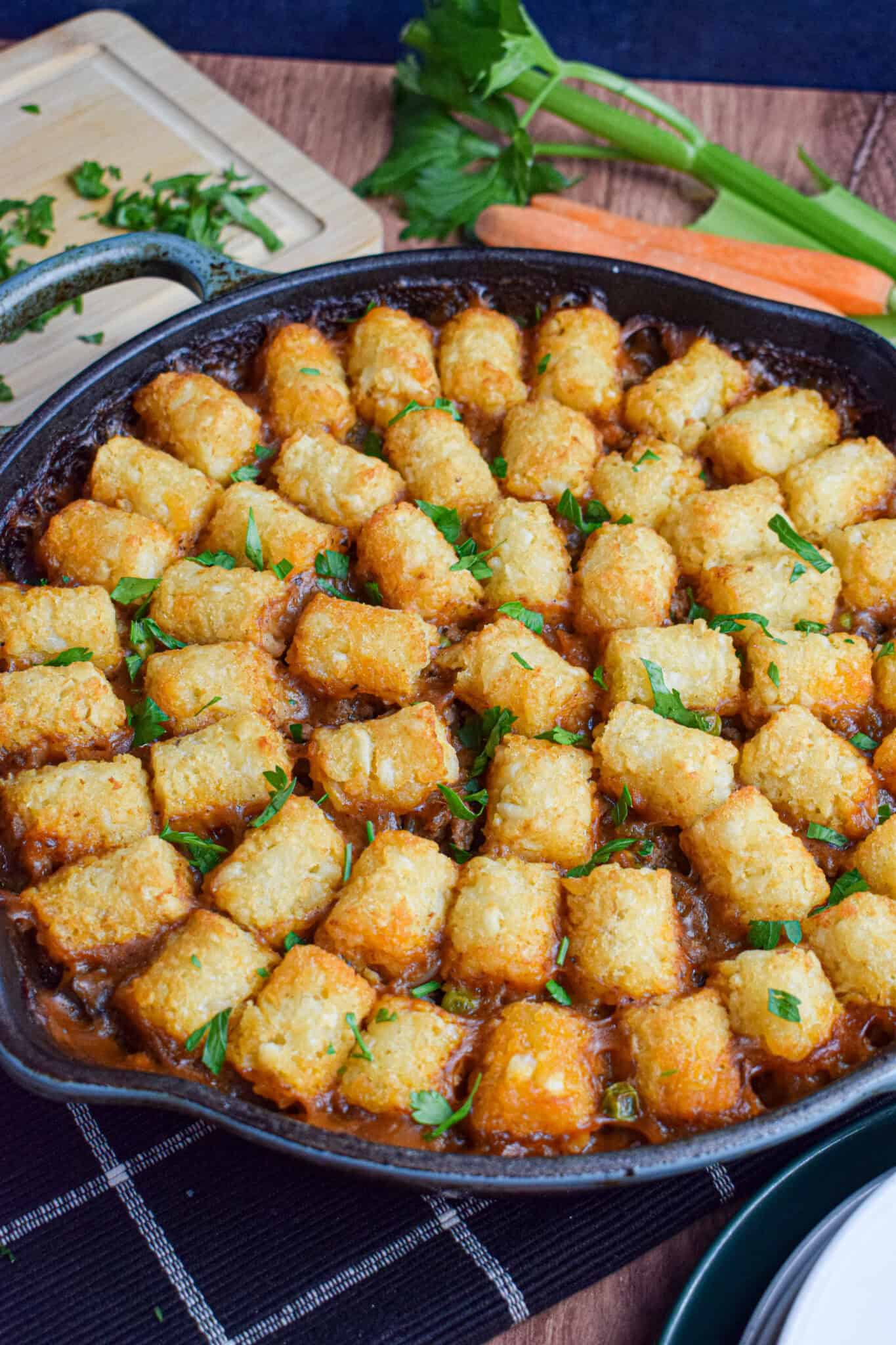 Tater Tot Shepherd's Pie - The Jam Jar Kitchen