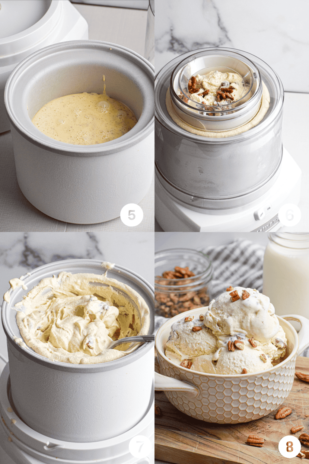 Butter Pecan Ice Cream - The Jam Jar Kitchen